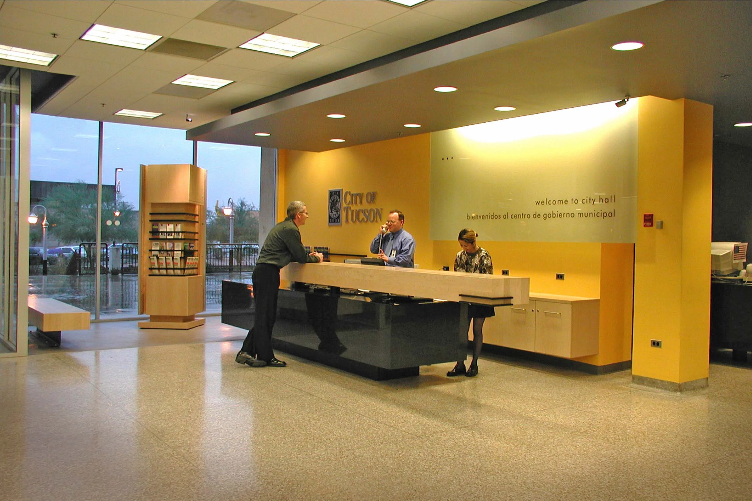 City of Tucson City Hall Lobby — Line and Space