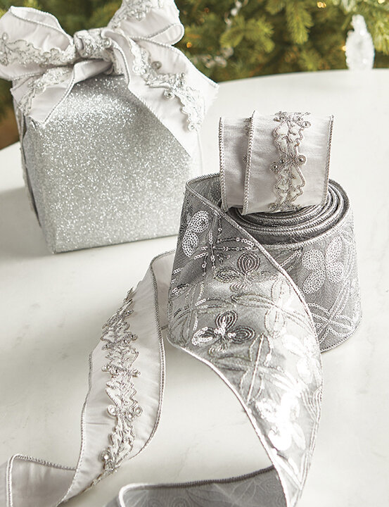 Ribbon + Custom Bows — Peppermint Forest