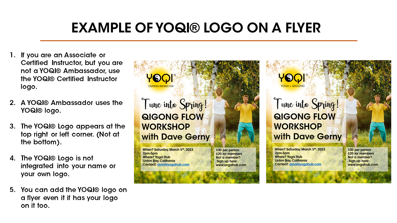 Qigong Instructor Guidelines | YOQI Qigong Teaching Tips — YOQI