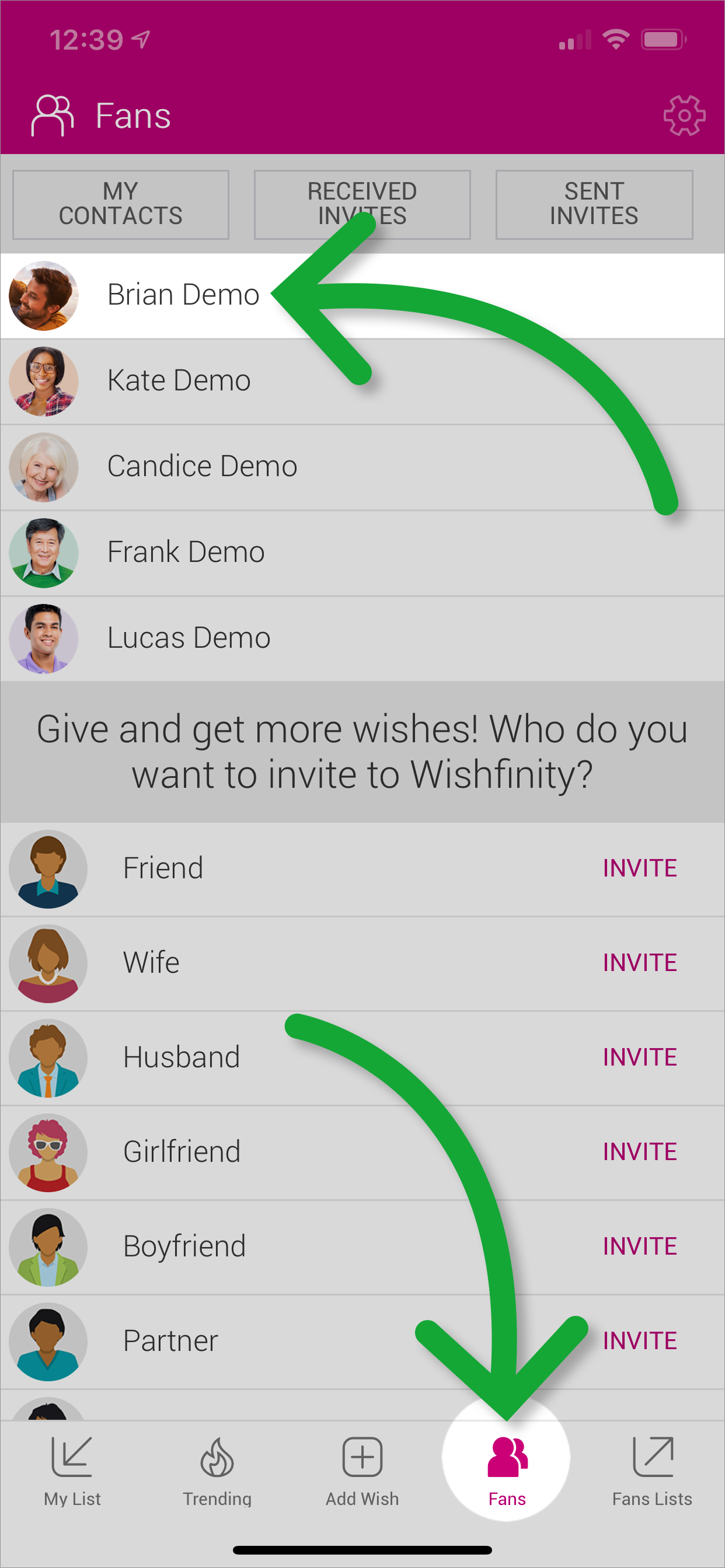 How to View Your Friend's Wishlist — Wishfinity