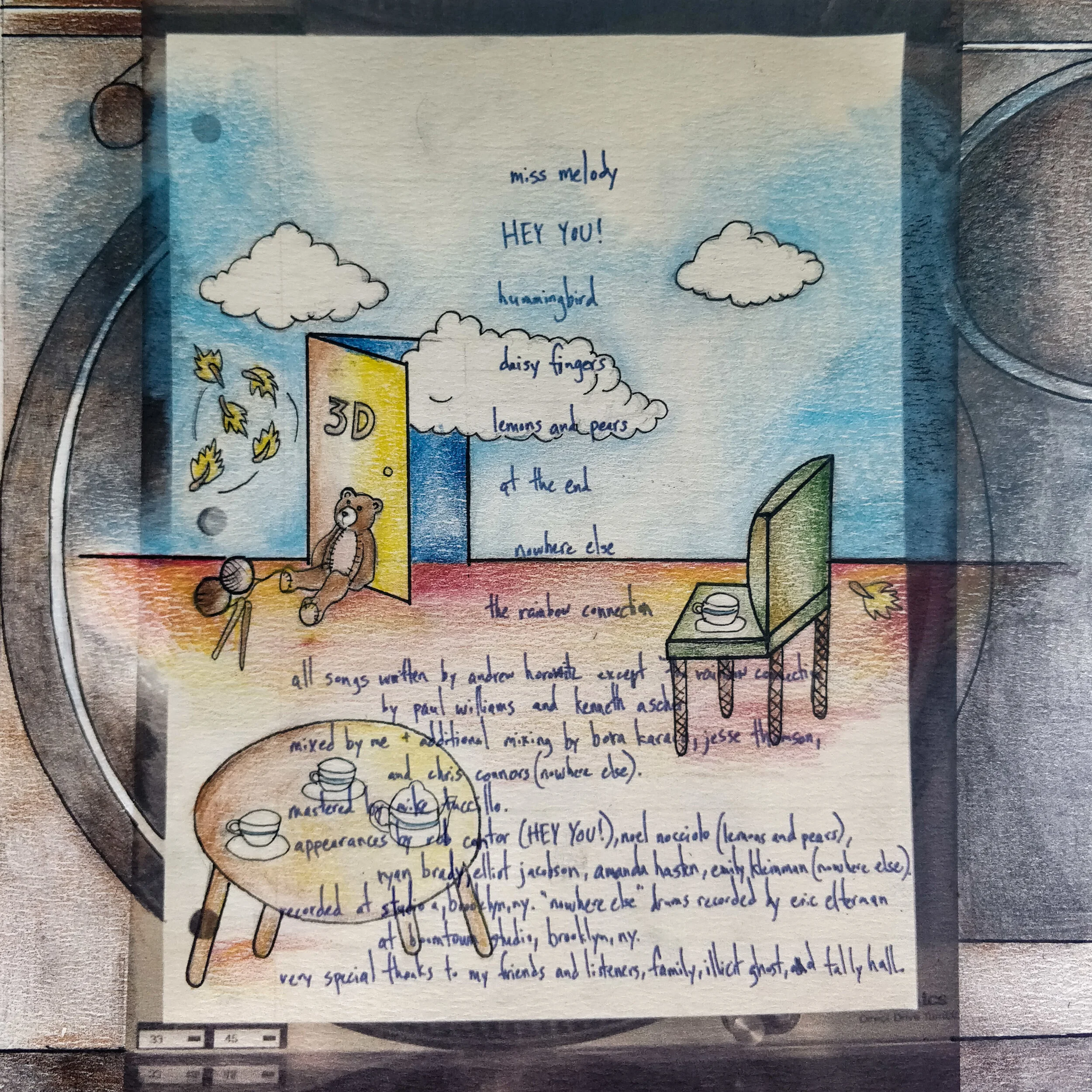 "Sketches 3d" on 180-gram Vinyl (Signed) — andrew horowitz