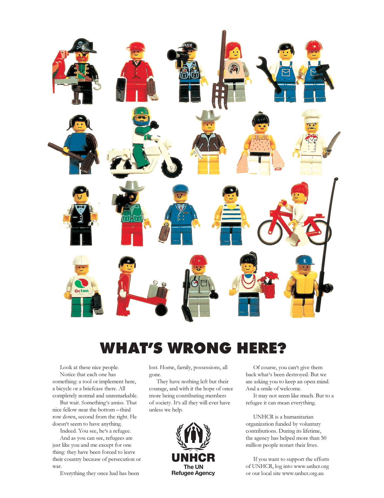 Refugee Poster — Bippity Bricks- Brick Art and Architecture