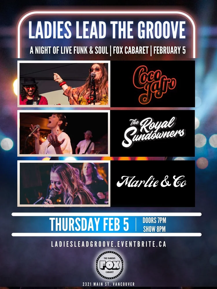 LADIES LEAD THE GROOVE - Funk & Soul — FOX CABARET