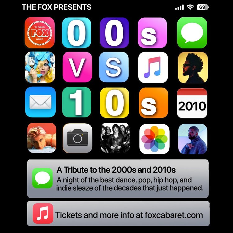 00s vs 10s Party — FOX CABARET