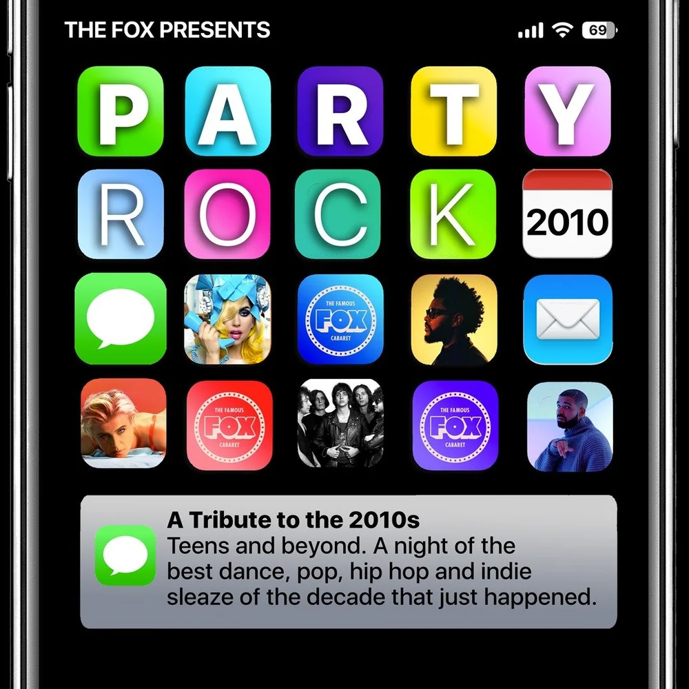 Party Rock: A Tribute to the 2010s — FOX CABARET