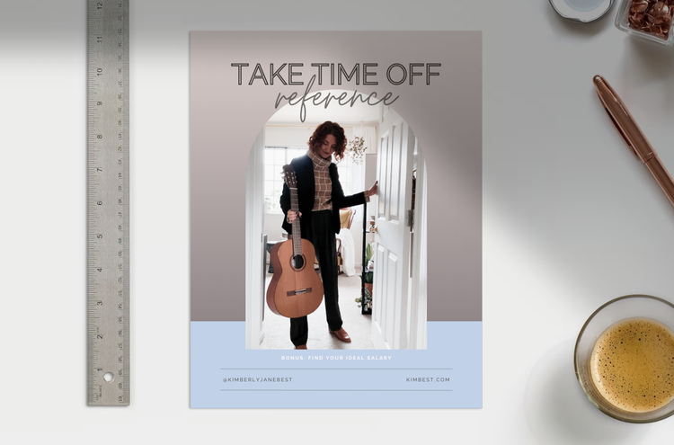 Taking Time Off (and accompanying guilt) — Kim Best