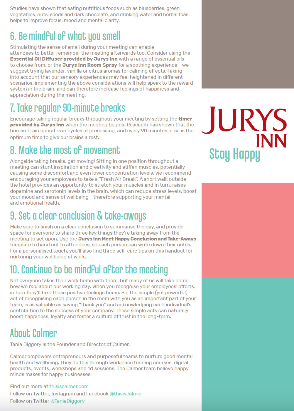 Licensed content: Examples | Calmer