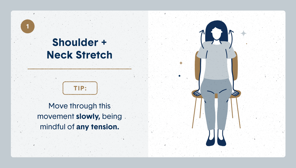 5 Desk Stretches to Relieve Tension at Work | Calmer