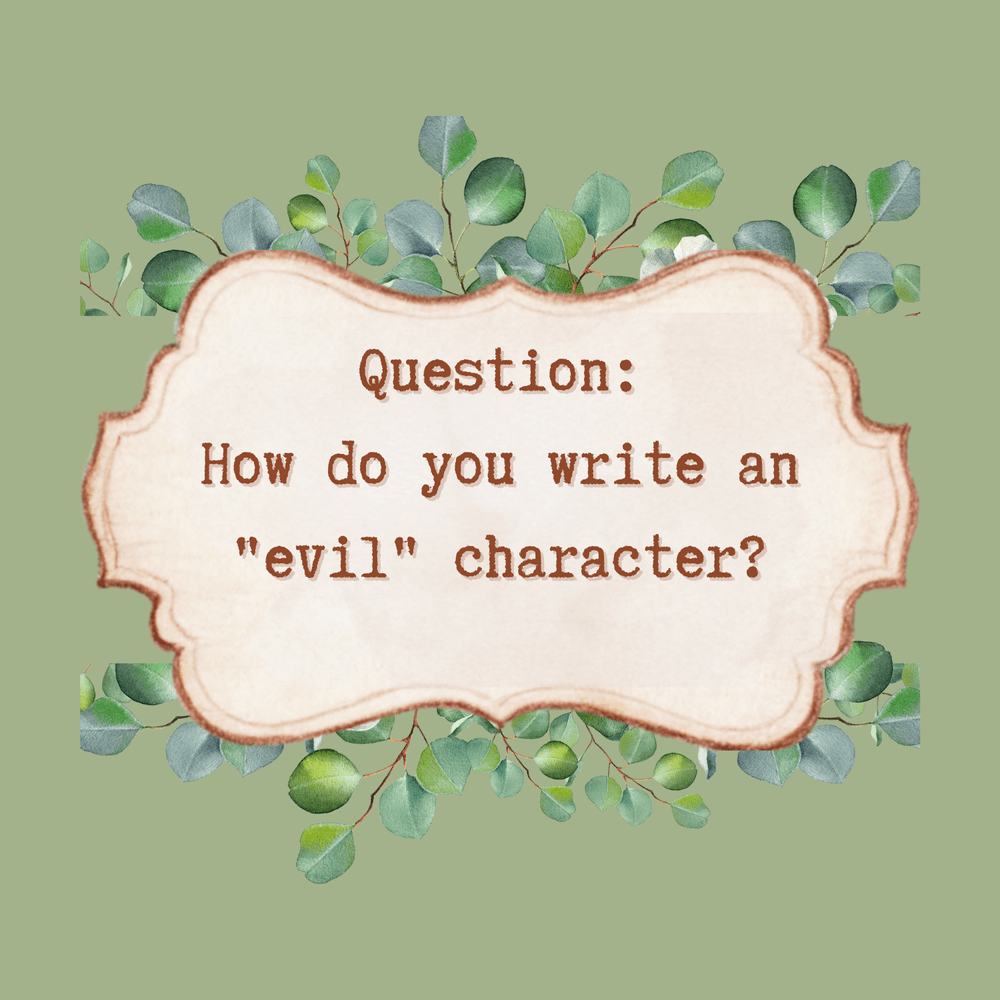 How to Write an Evil Character — The Narrative ARC