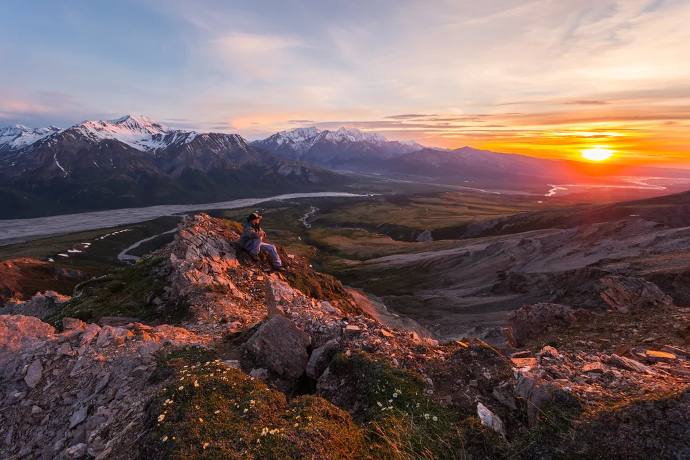 Alaska Sunset Summer