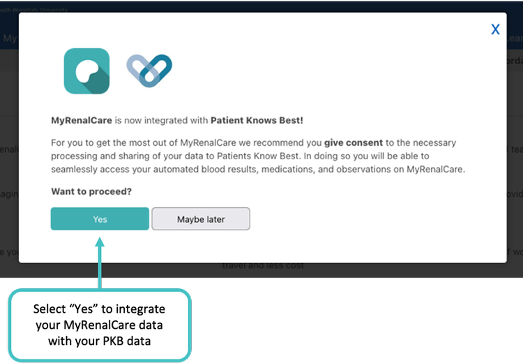PKB partnership — MyRenalCare
