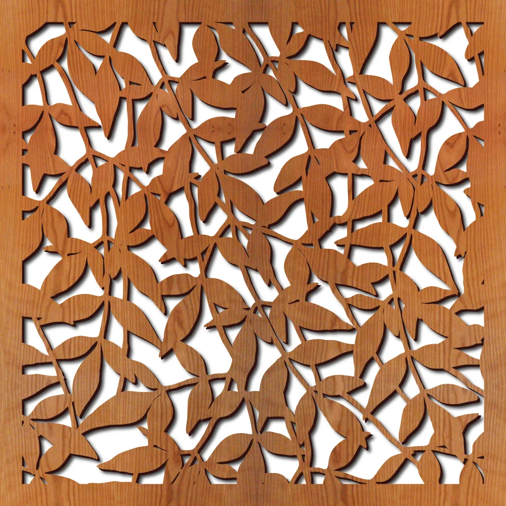 Heavenly Bamboo Laser Cut Pattern — Lightwave Laser