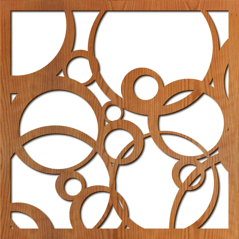 Offset Circles Laser Cut Pattern — Lightwave Laser