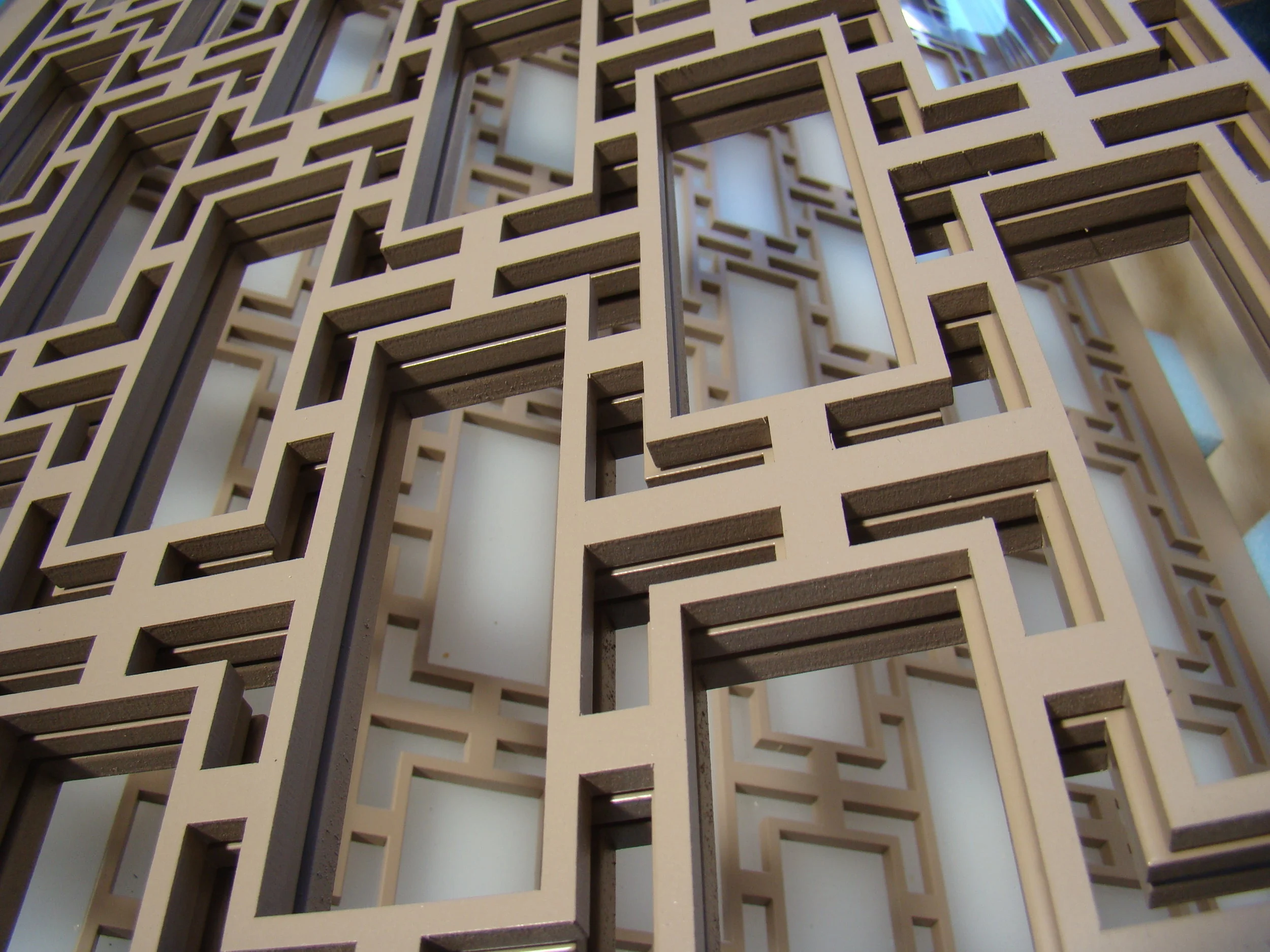 Rectangular Lattice Laser Cut Pattern — Lightwave Laser