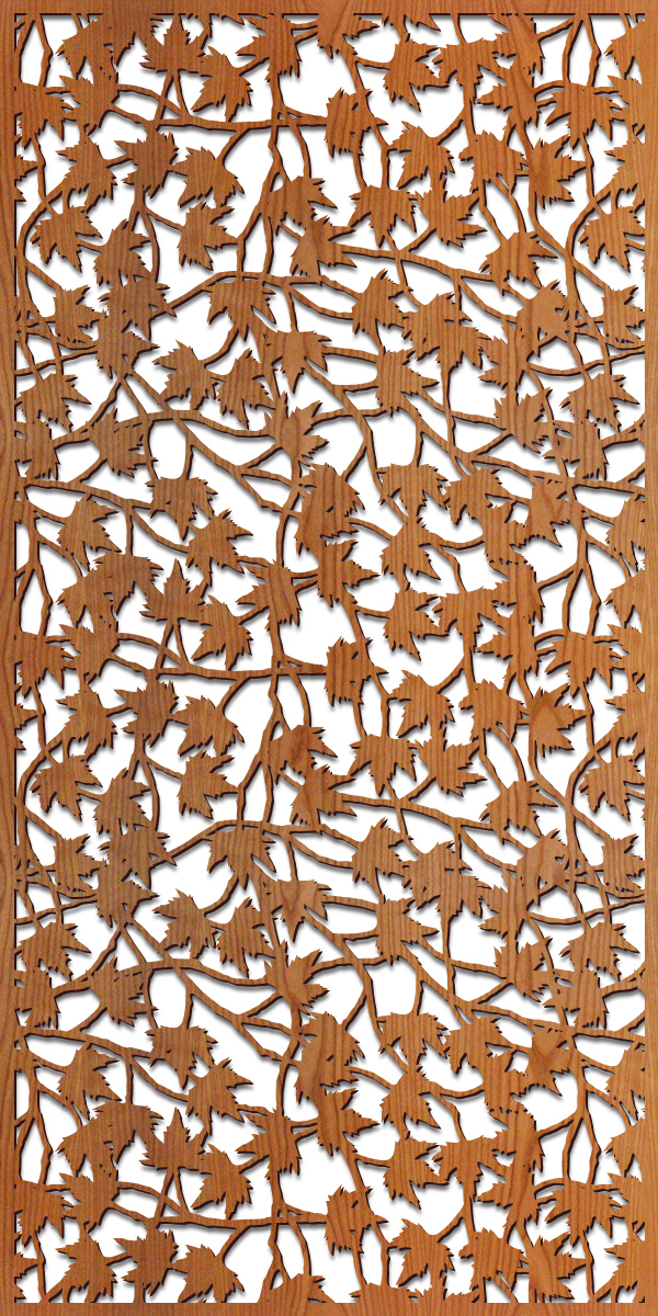 Maple Leaves Laser Cut Pattern — Lightwave Laser