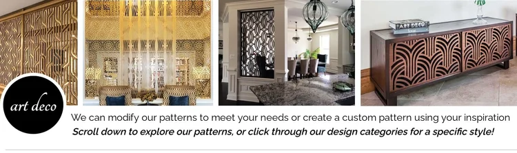 Art Deco Laser Cut Patterns, Wood Art Deco Laser Cut Patterns, Metal ...