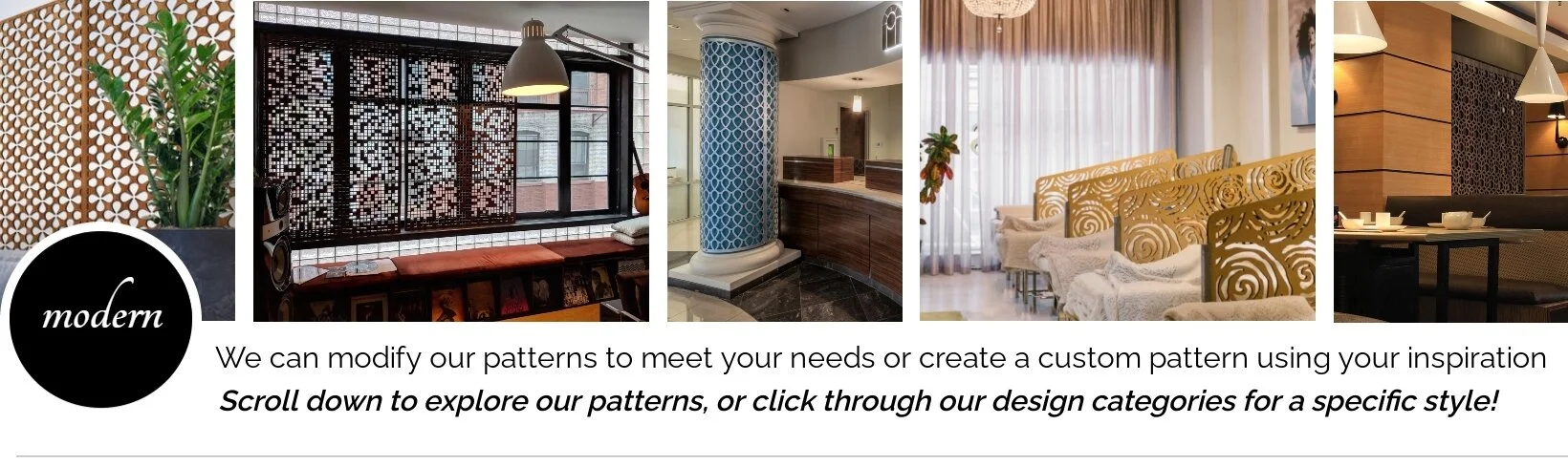 Modern Laser Cut Patterns, Custom Modern Cut Laser Metal Patterns ...