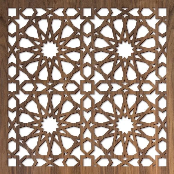 Star Pattern Laser Cut Pattern — Lightwave Laser