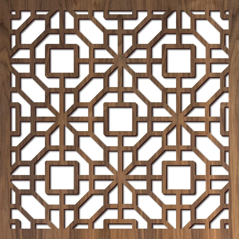 Eastern Blossom Laser Cut Pattern — Lightwave Laser