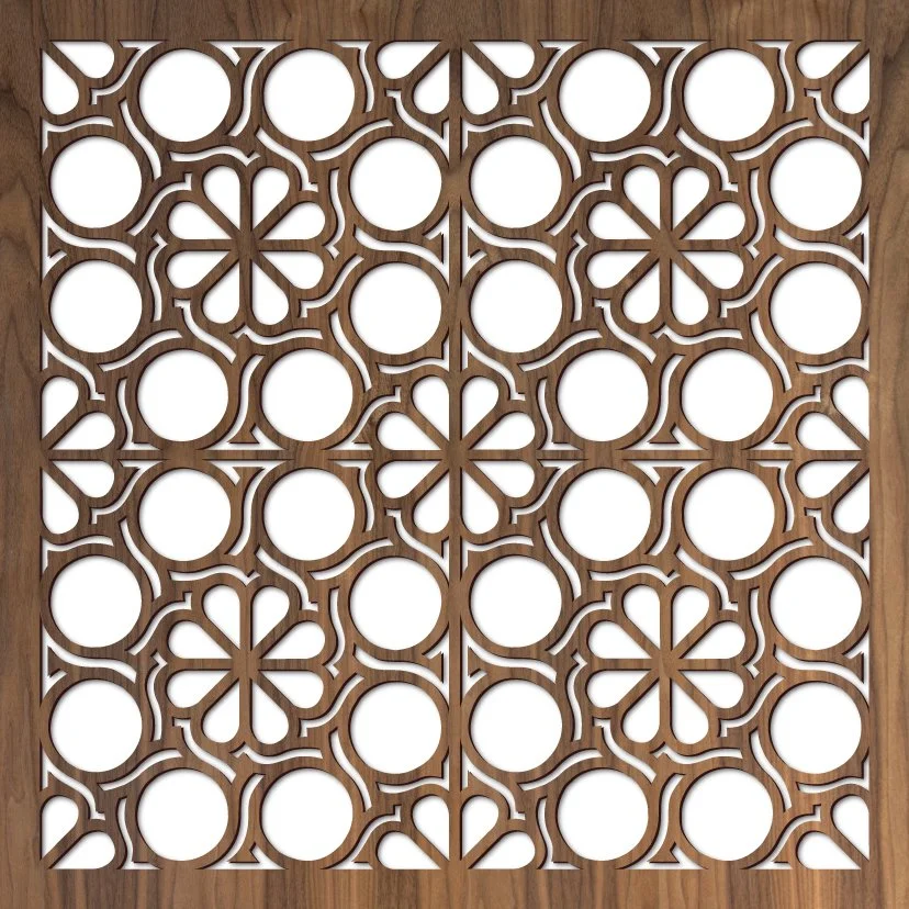 Flower Circles Laser Cut Pattern — Lightwave Laser