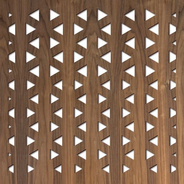 Triangle Fade Laser Cut Pattern — Lightwave Laser