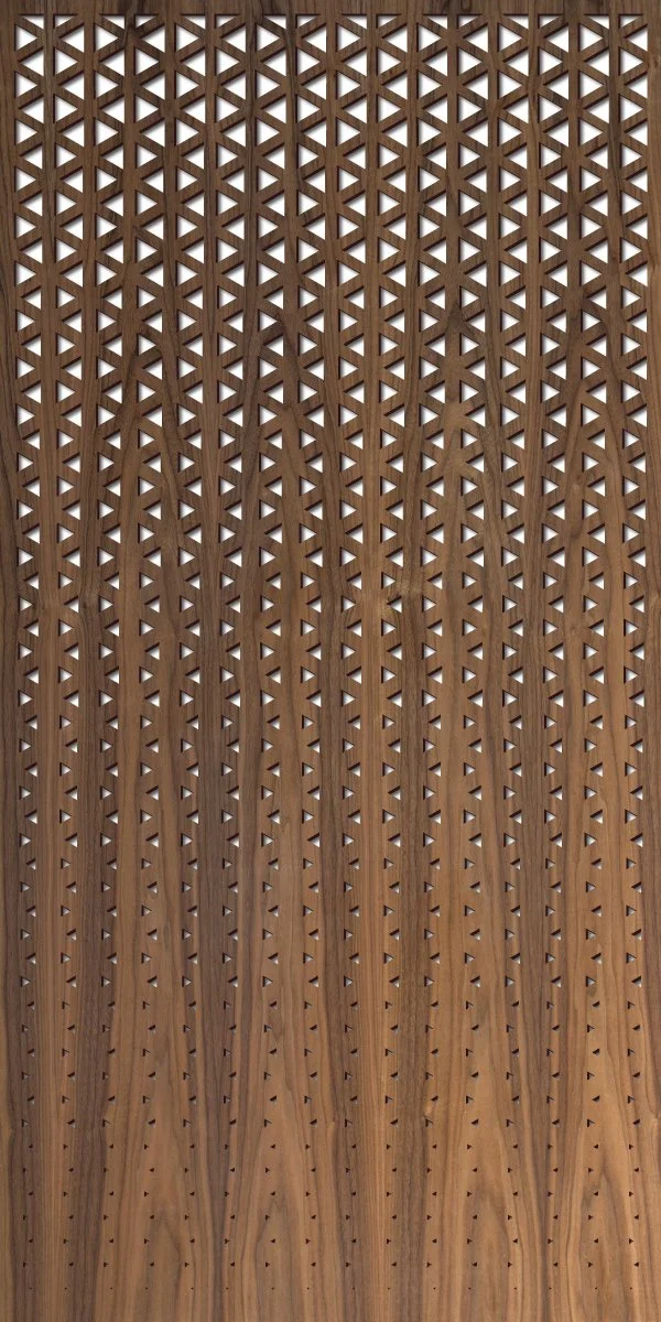 Triangle Fade Laser Cut Pattern — Lightwave Laser