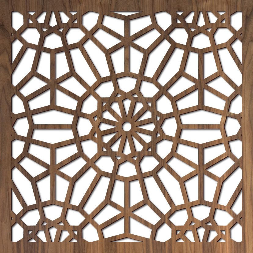 Marrakech Laser Cut Pattern — Lightwave Laser