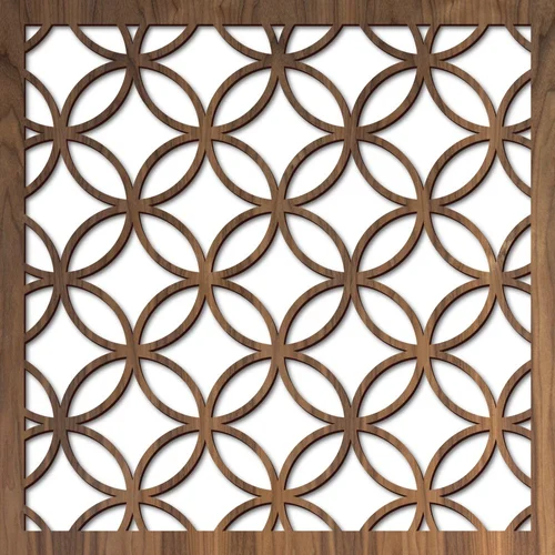 Japanese Circles Thin Laser Cut Pattern — Lightwave Laser