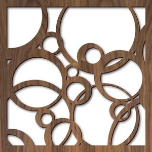 Offset Circles Laser Cut Pattern — Lightwave Laser