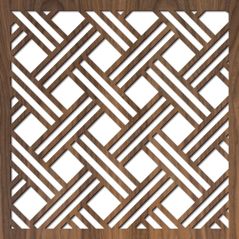 Basketweave Laser Cut Pattern — Lightwave Laser