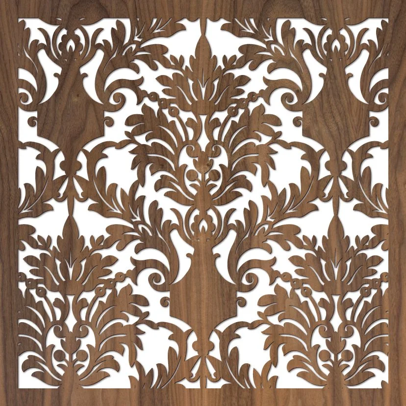 Damask Laser Cut Pattern — Lightwave Laser