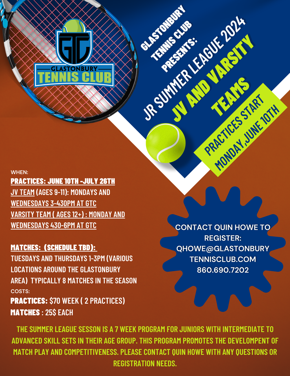 Programs - Glastonbury Tennis Club