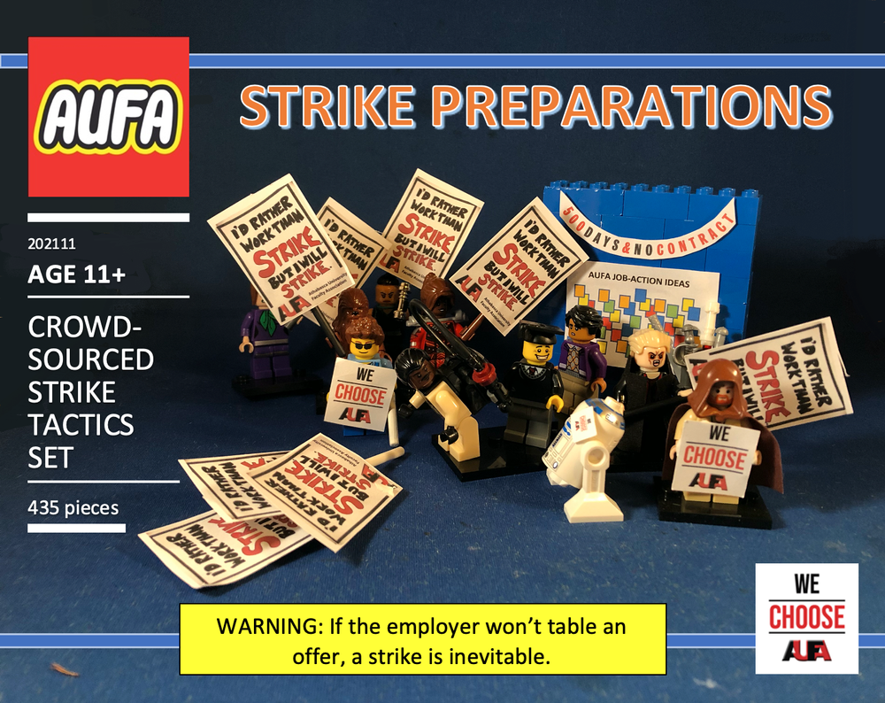 Strike prep: 500 days without a contract — AUFA