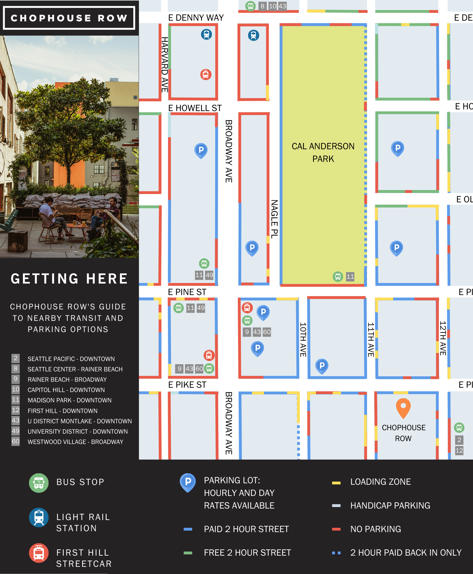 Getting Here — Chophouse Row