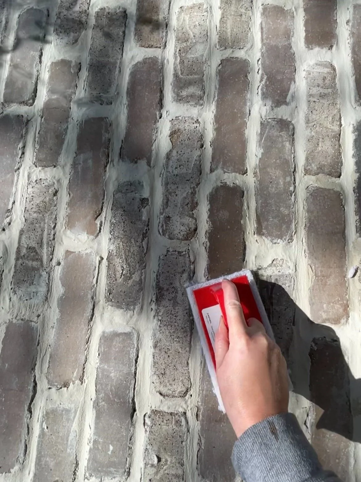 How To Install Bricks On A Concrete Porch Floor - Nadine Stay