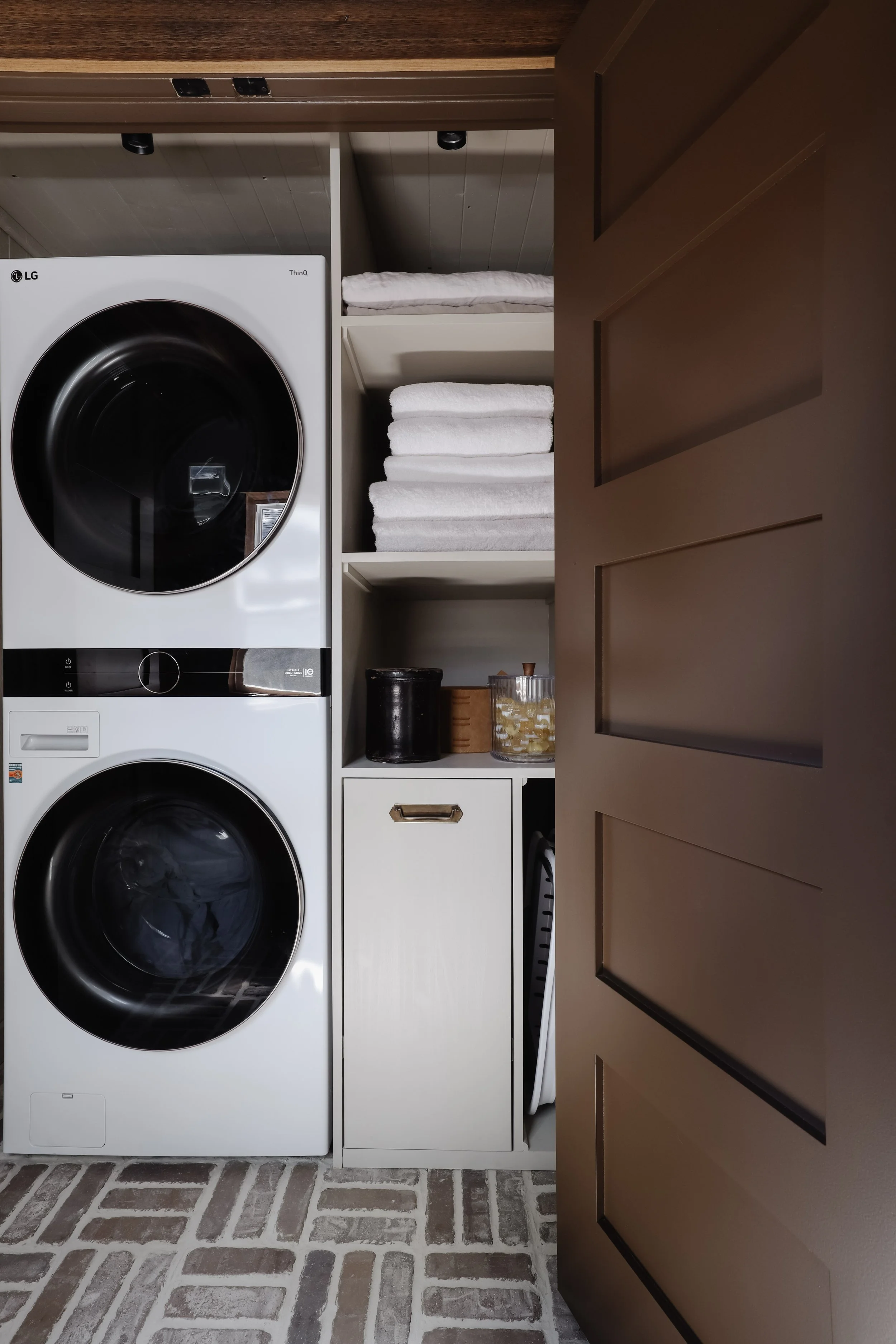 Our Laundry Closet Interior Makeover Reveal - Nadine Stay