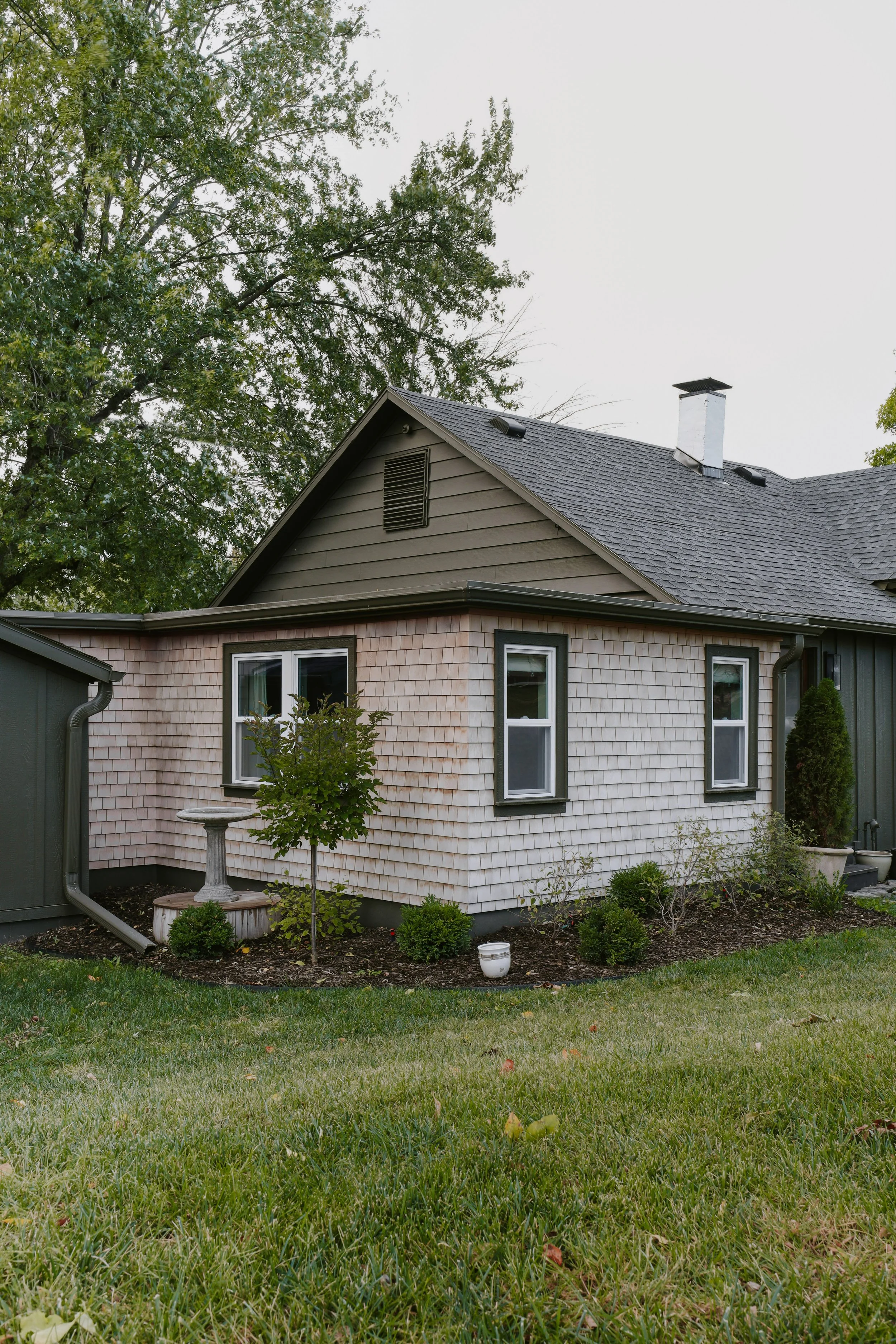 See How Much Our Cedar Shake Siding Color Has Changed After 3 Years ...