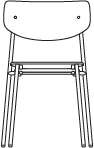 Goldi - Stacking Cafe Chair — Division Twelve
