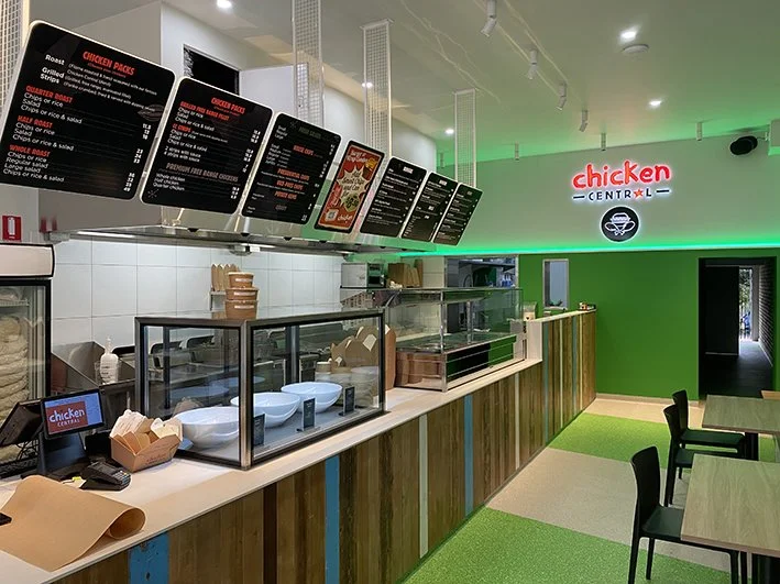 Chicken Central — your local chicken shop.