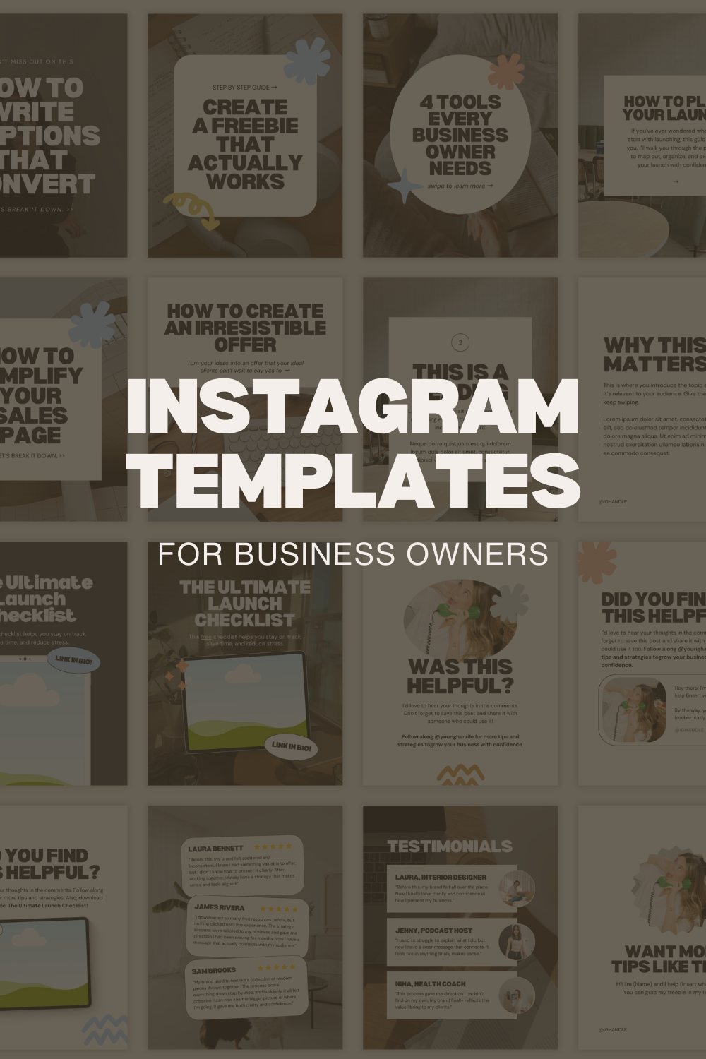 Instagram Canva Templates for Business Owners — molly ho studio