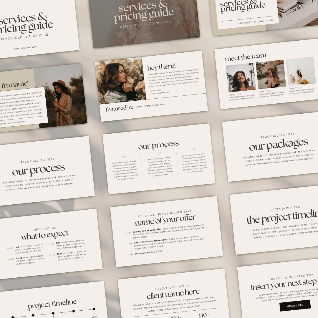 Canva Template Library | 100+ Templates for Business Owners — molly ho ...