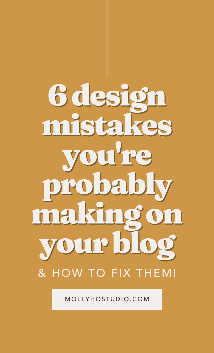 6 Design Mistakes You're Probably Making On Your Blog & How to Fix Them ...