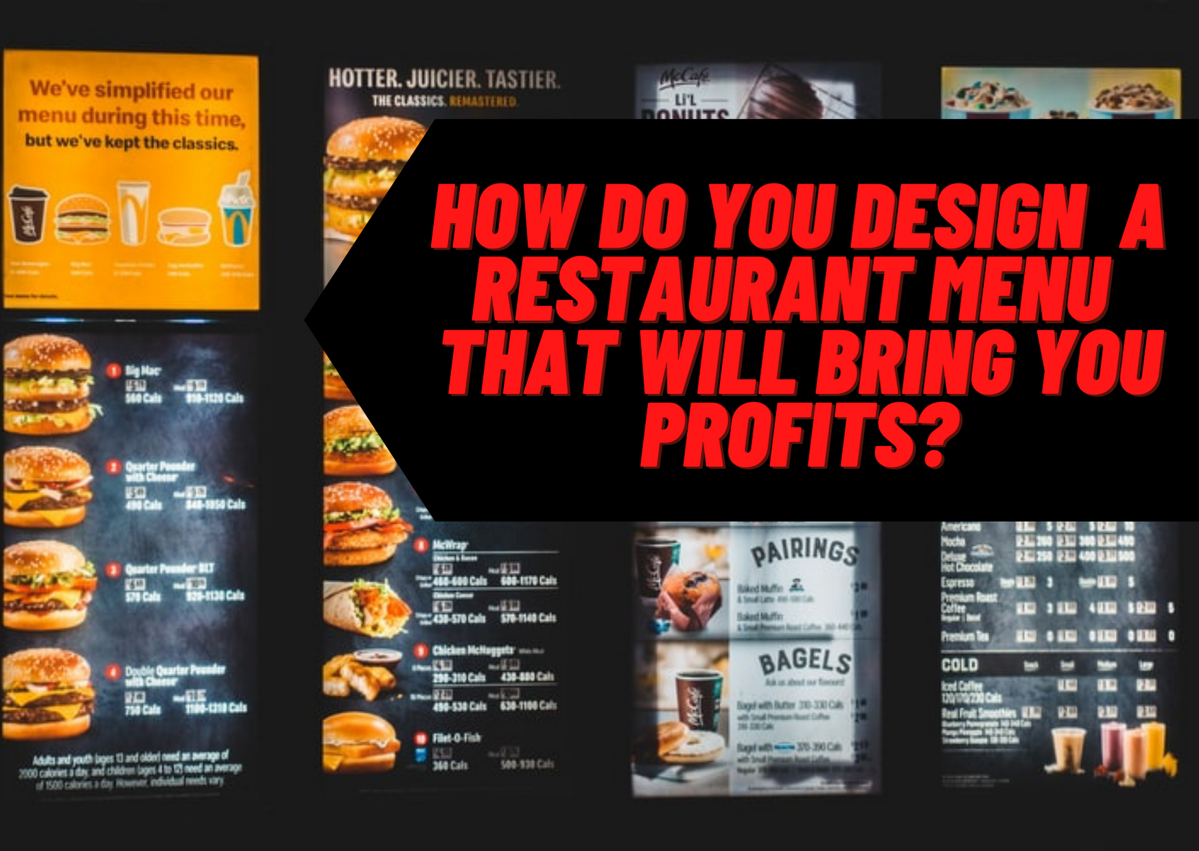 How Do You Design A Restaurant Menu That Will Bring You Profits ...