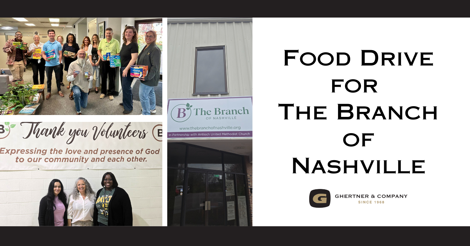 Ghertner & Company Gives Back to Community Through Food Drive ...