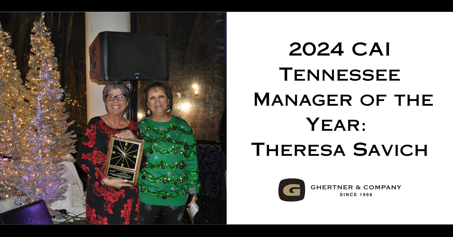 2024 Manager of the Year Awarded to Theresa Savich — Ghertner & Company