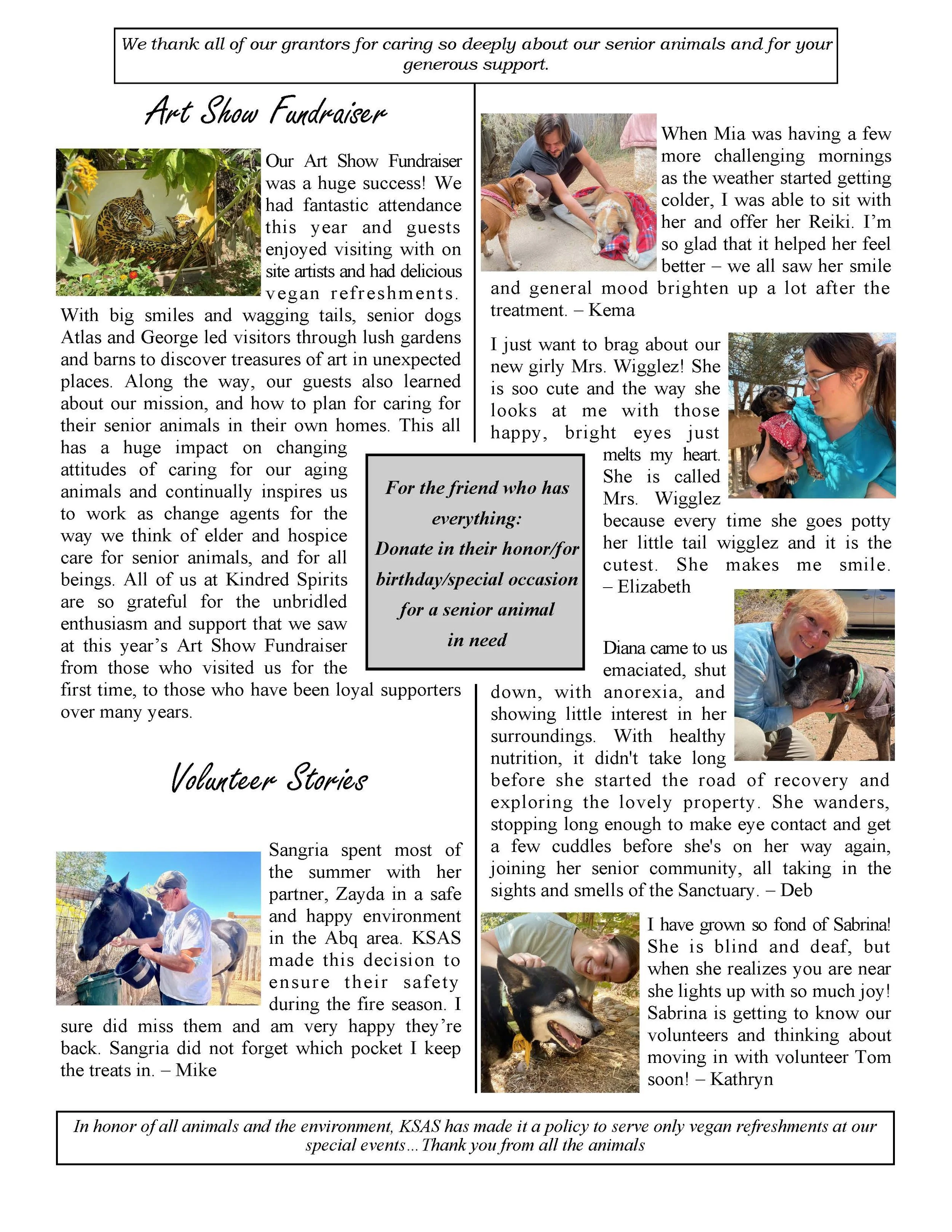 Kindred Spirits Animal Sanctuary