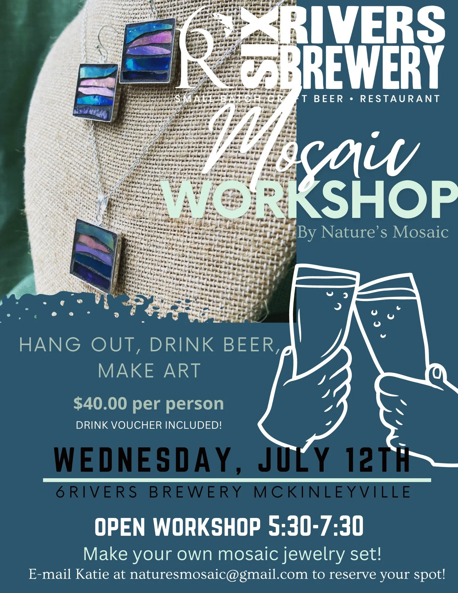 MAKERS CLASS: Mosaic Making — Six Rivers Brewery