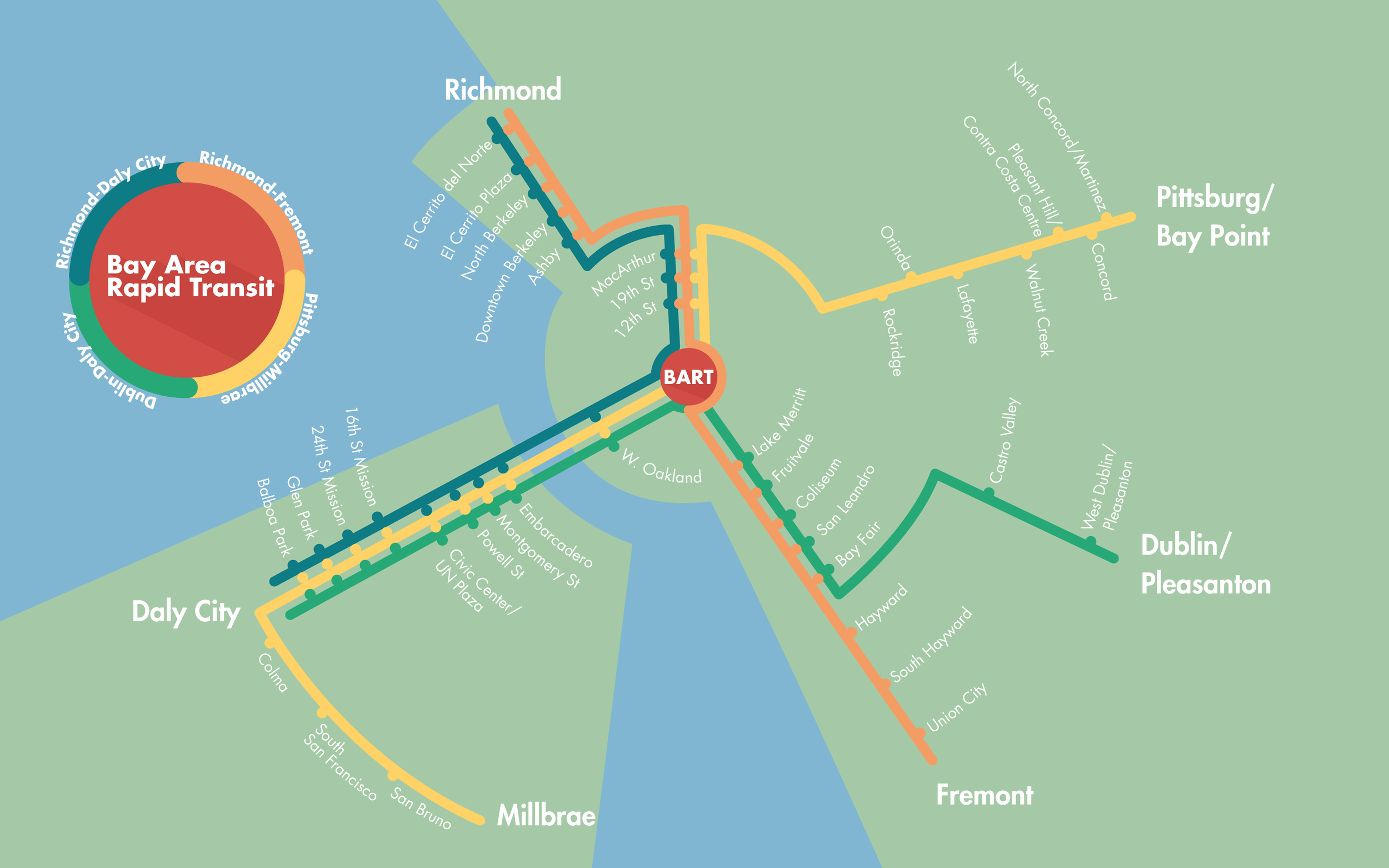 BART Map Redesign Benci Creative BART Map Redesign Benci Creative