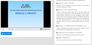 How to Get a Pre-Employment Orientation Seminar Online (PEOS Certificate)