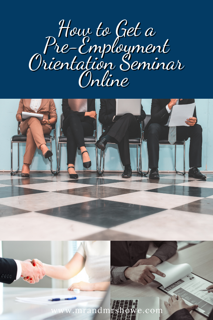 How to Get a Pre-Employment Orientation Seminar Online (PEOS Certificate)